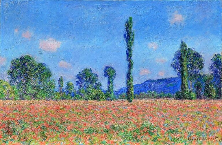 Landscape of Vernon - Claude Monet - Paper Hearts Gallery