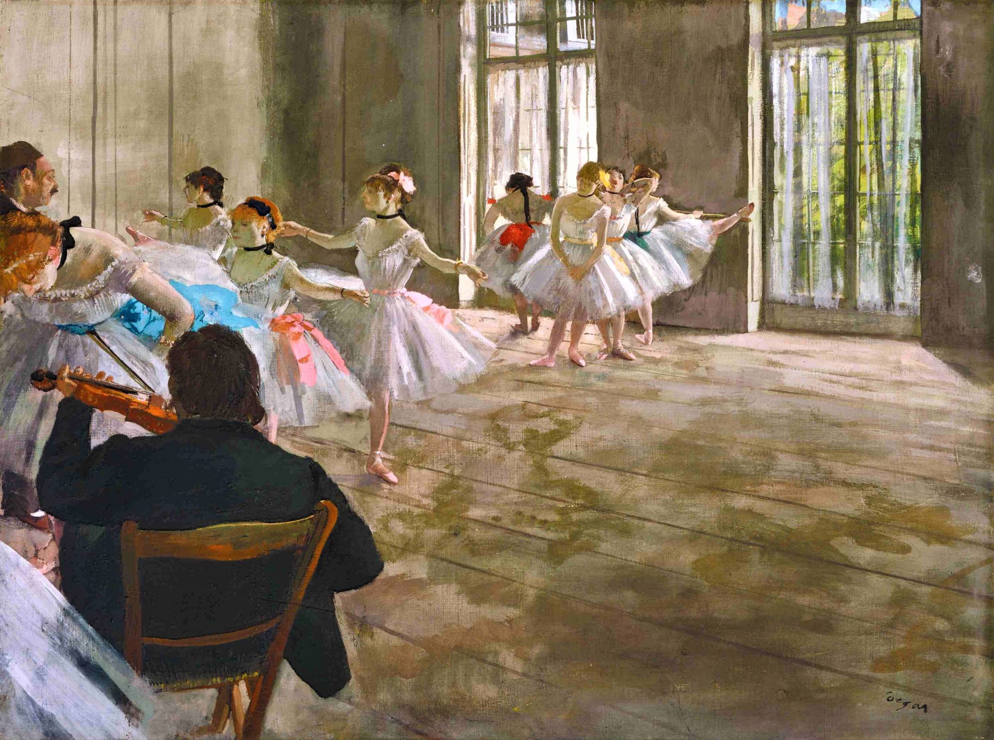 Rehearsal in the Studio - Edgar Degas - Paper Hearts Gallery